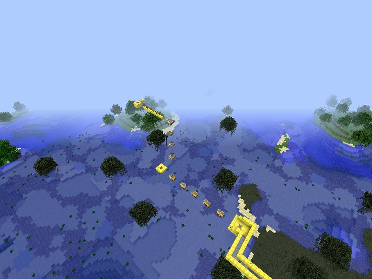 The Parkour Sprint Minecraft Map