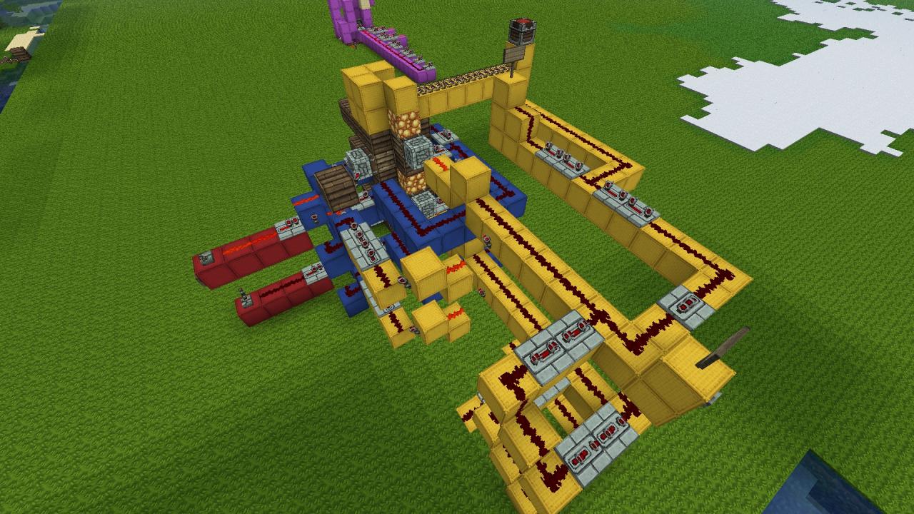 Vertical Minecart Station Minecraft Map