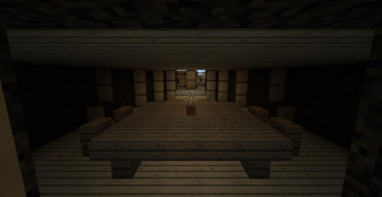 Huge Black and White Boat Minecraft Map