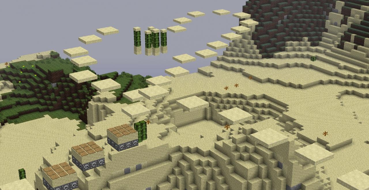 Minecraft: Hillside Parkour 3.0 [Desert Hills Edition] - Ollie ...