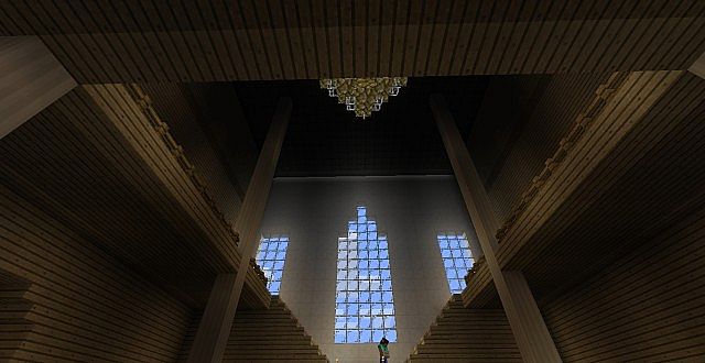 Quartz and Lapis Mansion Minecraft Map