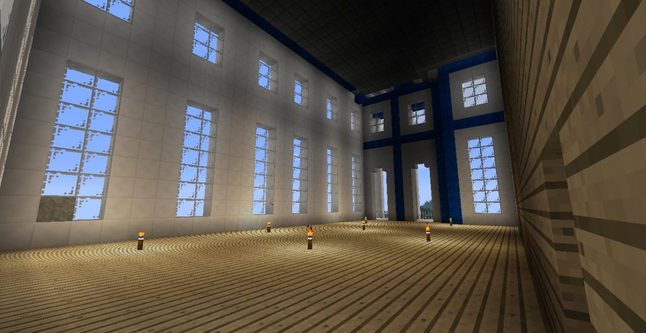 Quartz and Lapis Mansion Minecraft Map