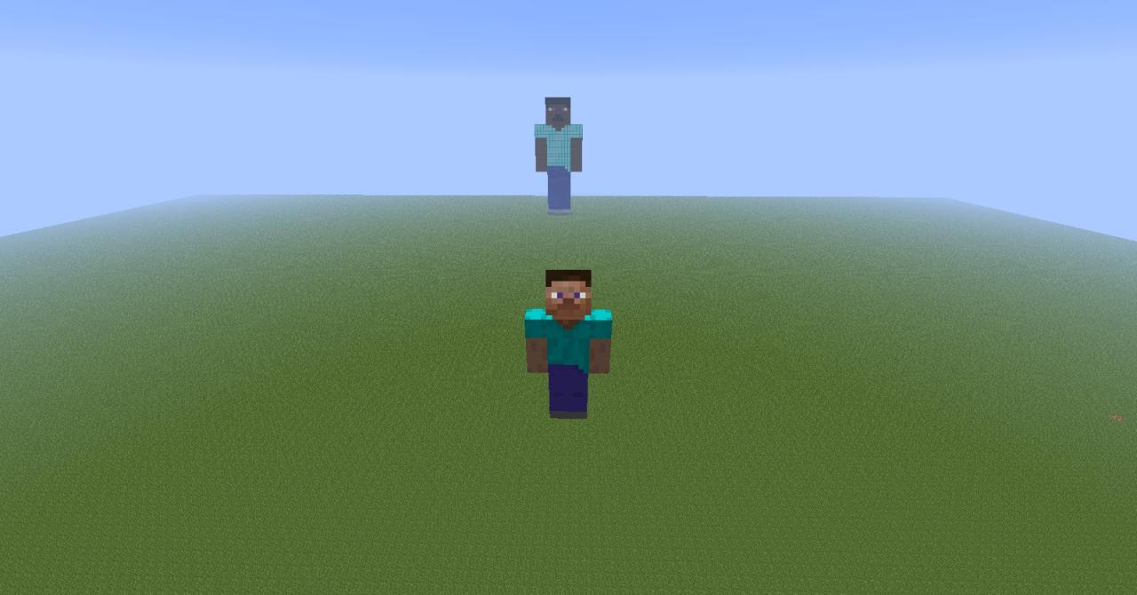 3D Steve Minecraft Map