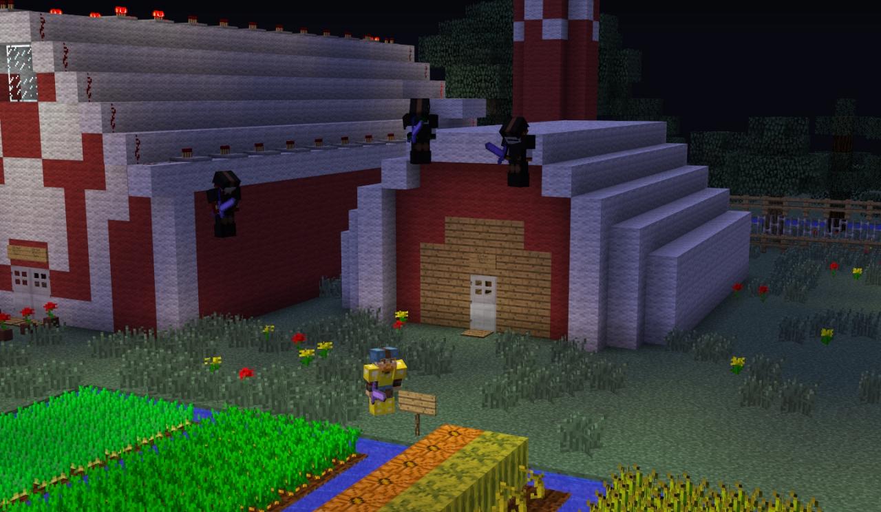 Farmer Defense 1.1 (Multiplayer) Minecraft Map