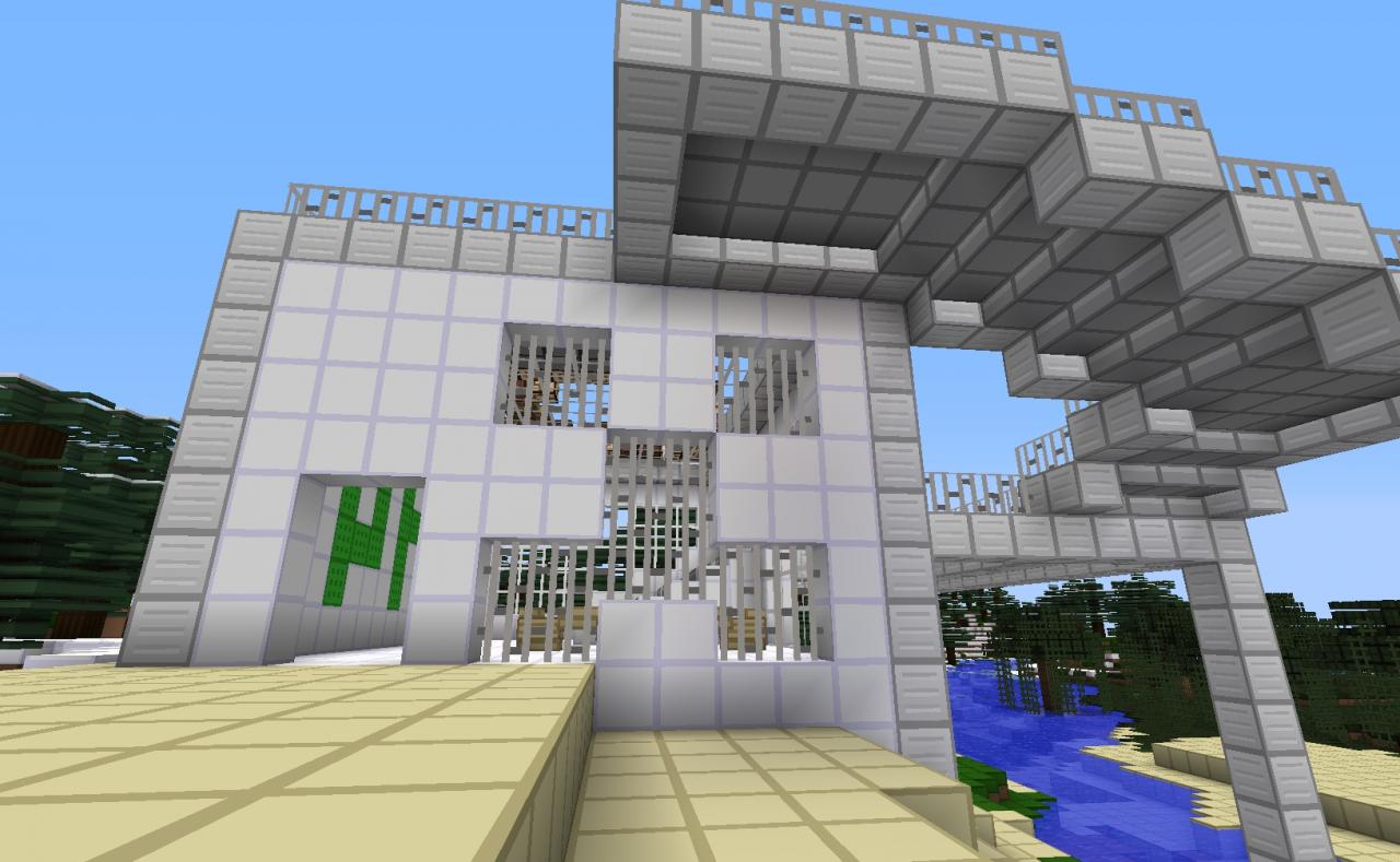 Modern Ecological Office Building Minecraft Map