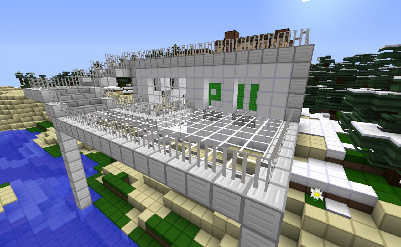 Modern Ecological Office Building Minecraft Map