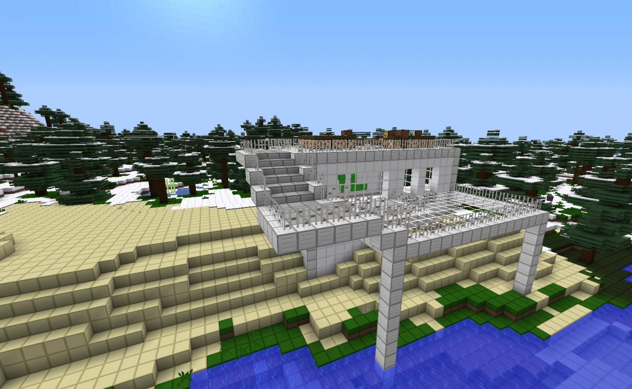 Modern Ecological Office Building Minecraft Map