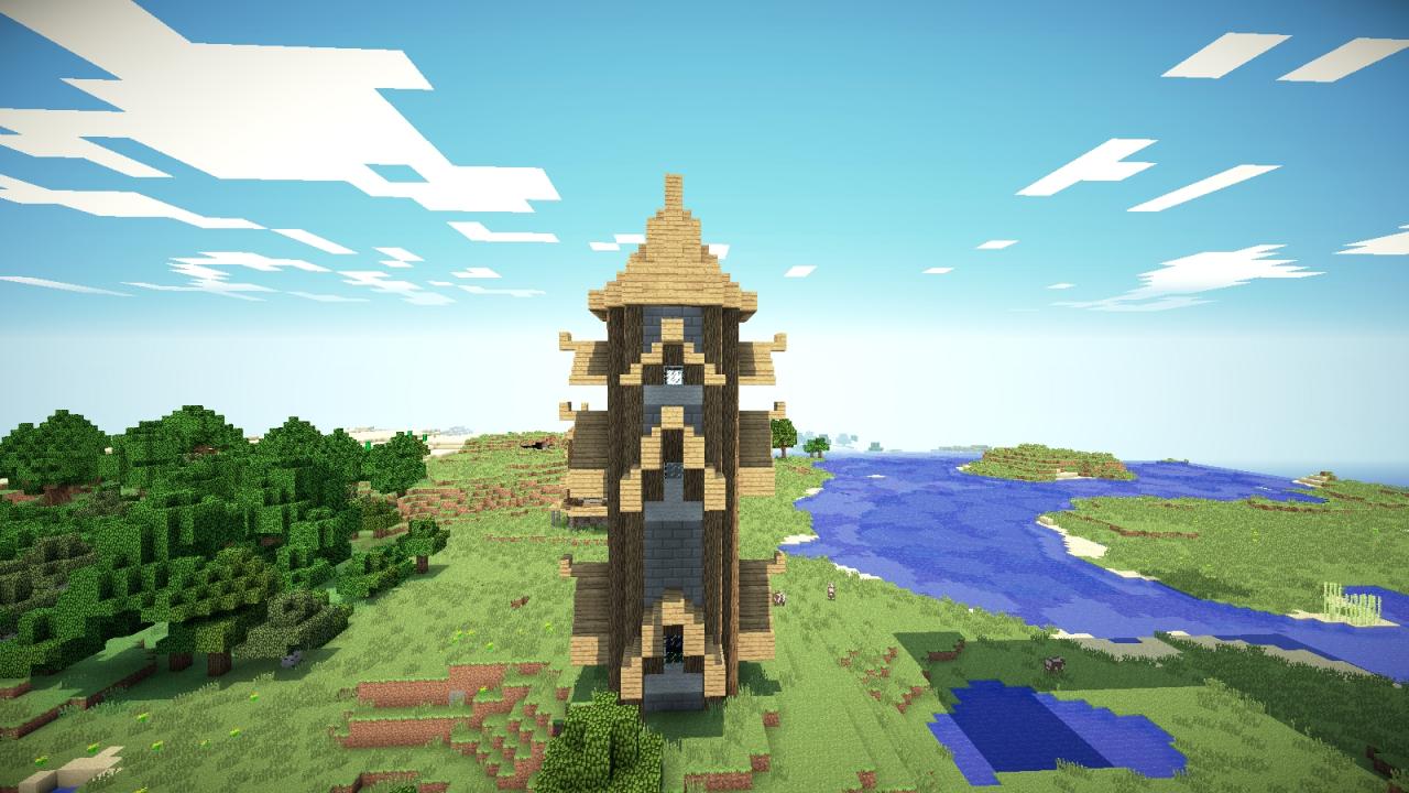 Medieval Big Tower Minecraft Map