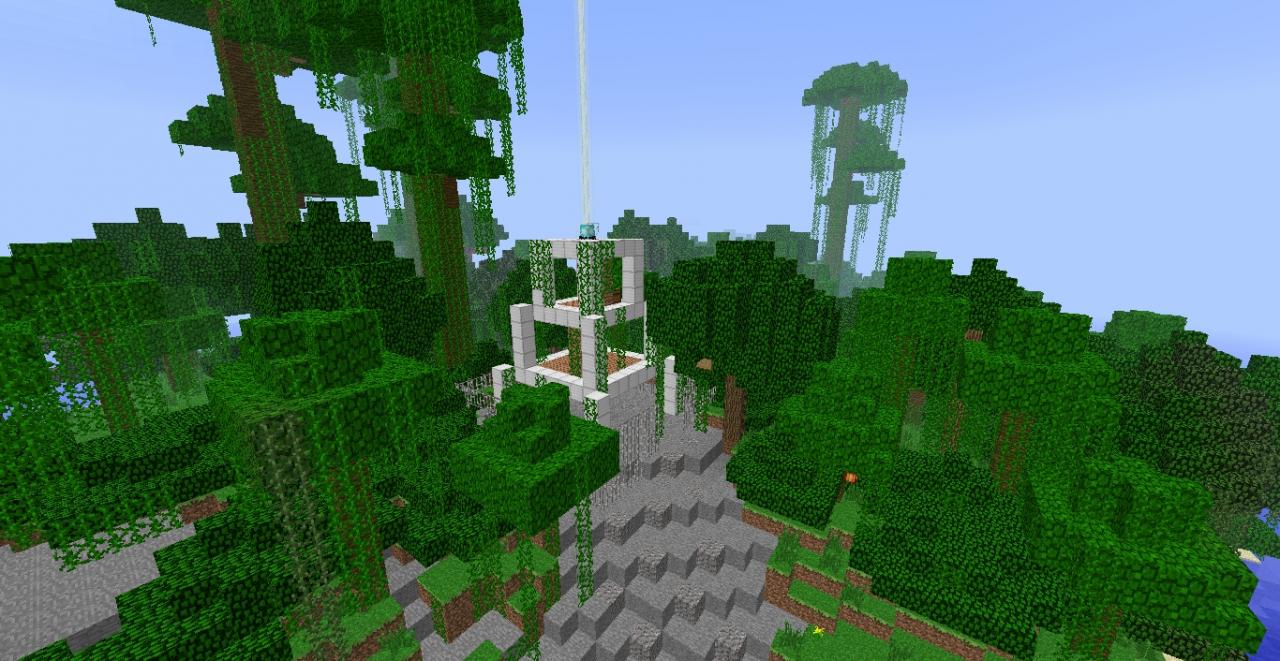 Jungle survival Minecraft Map