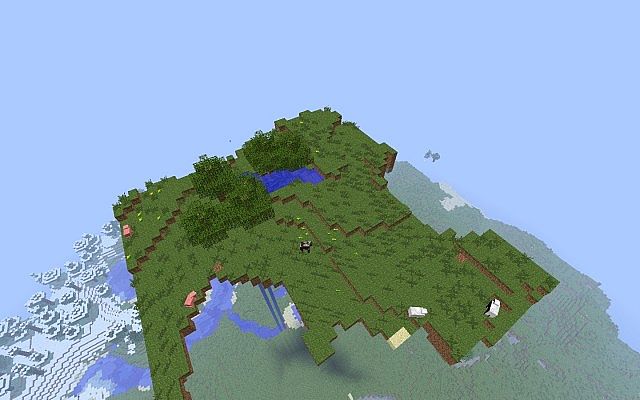 Floating Island Survival Minecraft Map