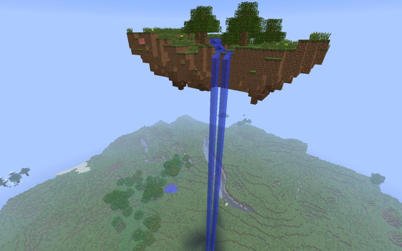 Floating Island Survival Minecraft Map