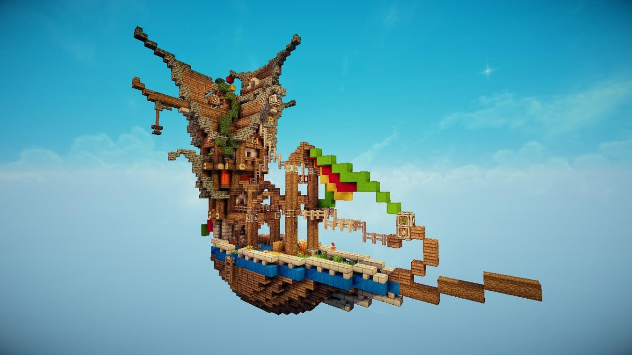 SkyFR - Medium Fantasy Boat [Download] Minecraft Map