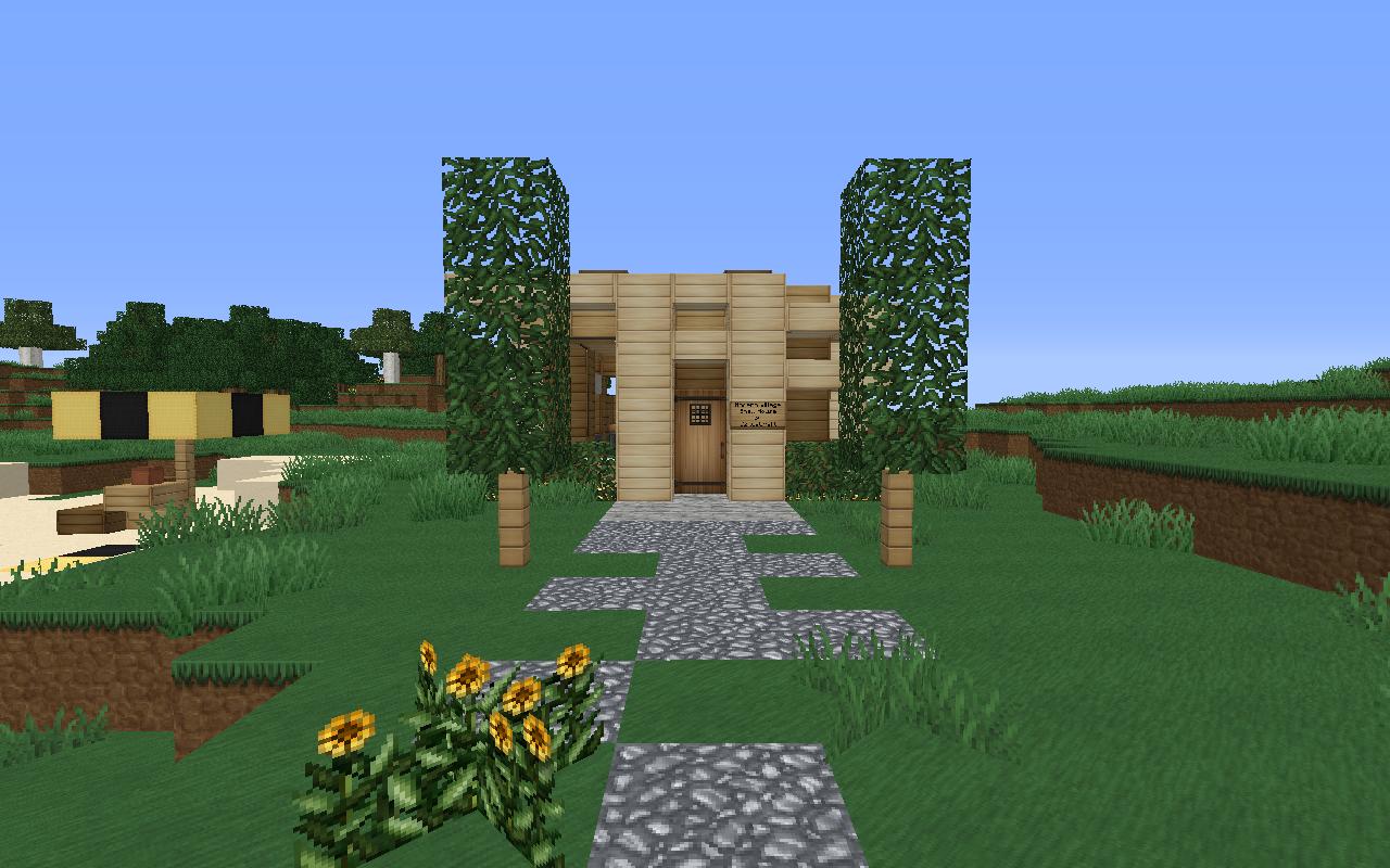Modern Village Small House Minecraft Map