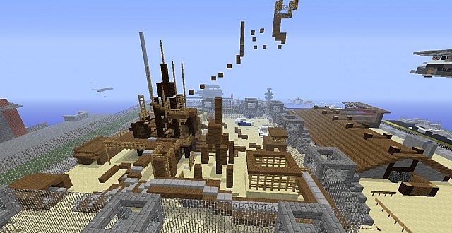 Modern Server Structure - Spawn - City Minecraft Map