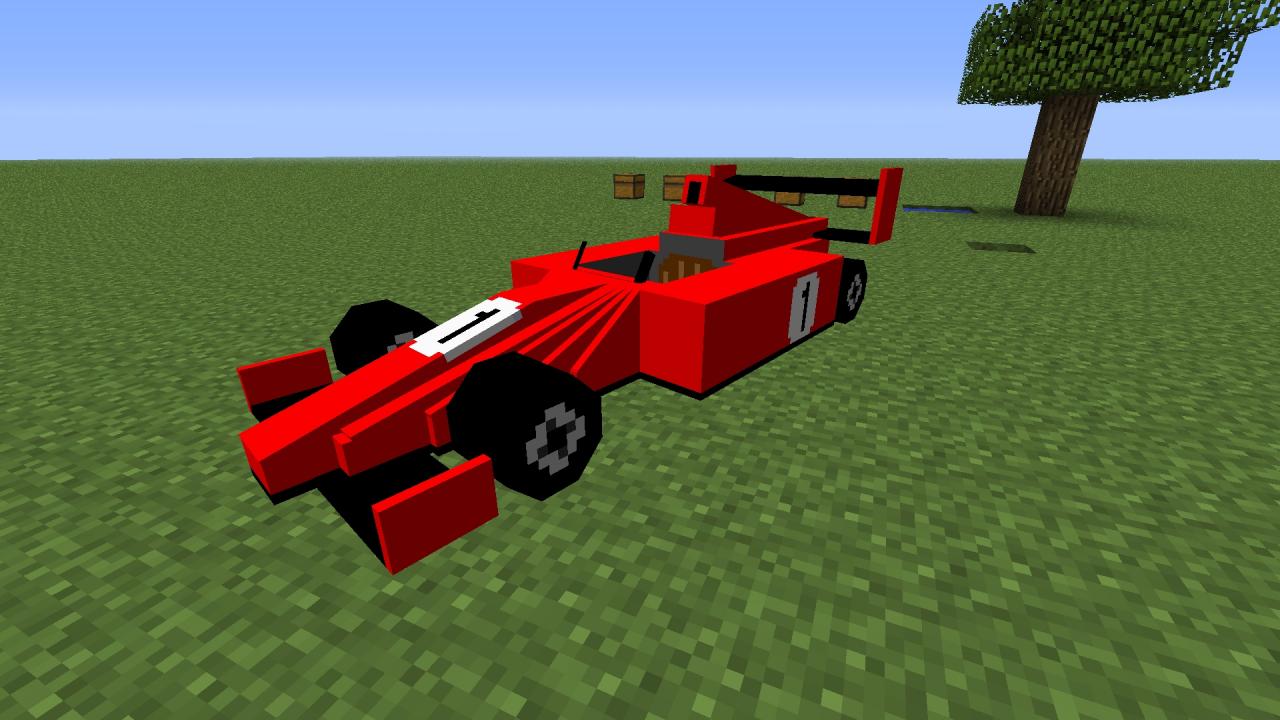 Formula 1 Track & Buildings Minecraft Map