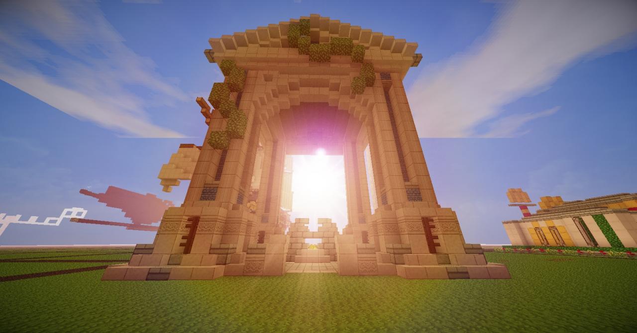 Greek Themed Shrine Minecraft Map