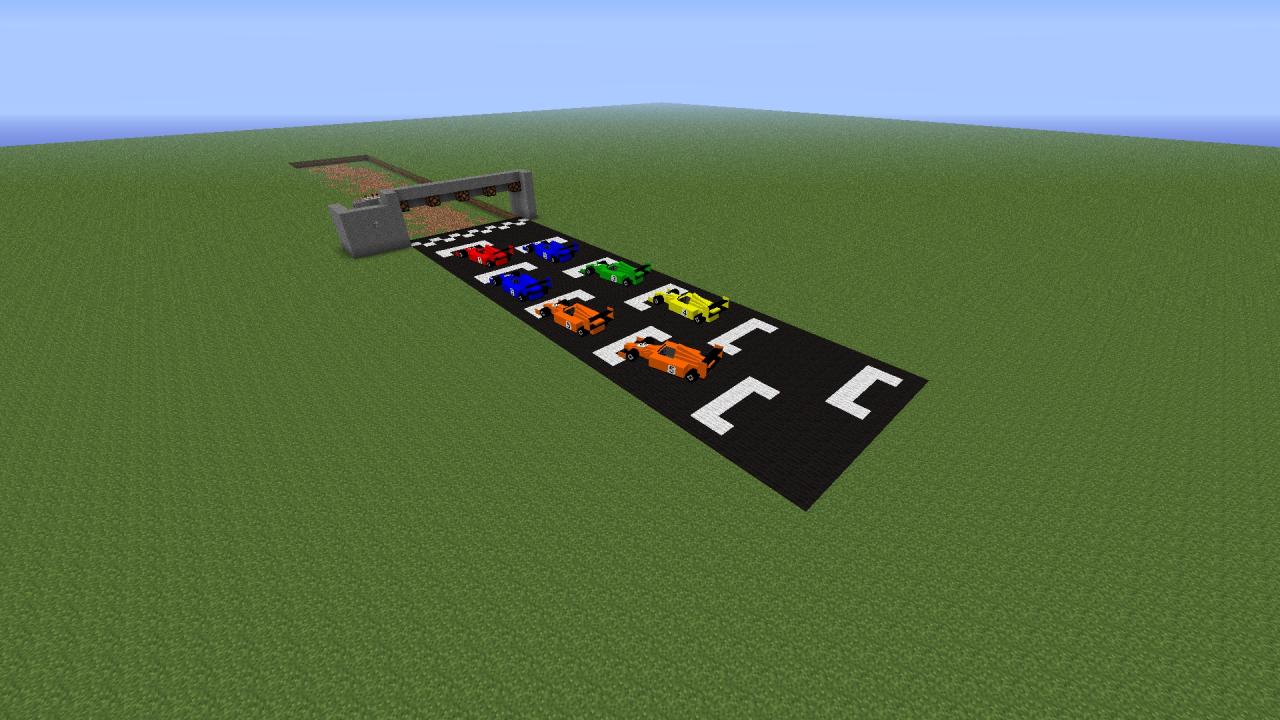 Formula 1 Track & Buildings Minecraft Map