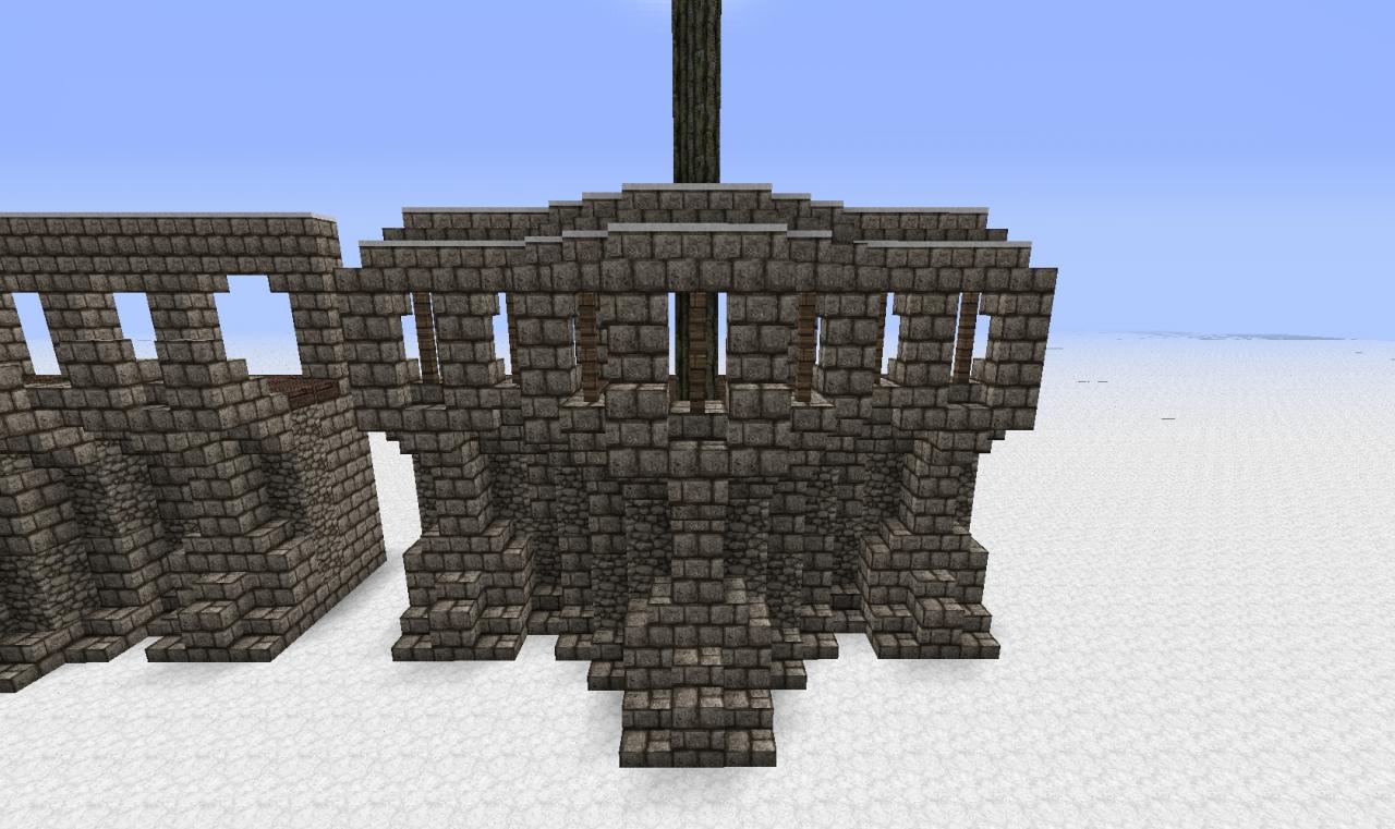 Gothic/Medieval Walls Minecraft Map