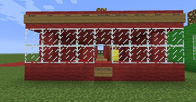 Food Stalls Minecraft Map