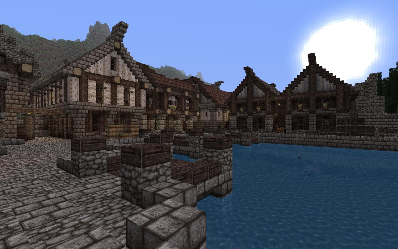 Wulfsport- Medieval map + Download! Minecraft Map