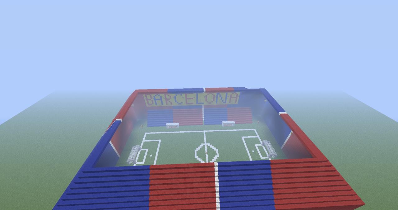 Barcelona stadium Minecraft Map