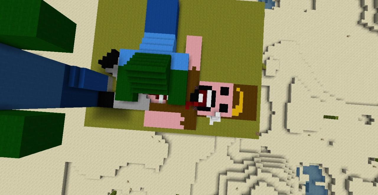 Notch Being Eaten Alive by Zombies Minecraft Map