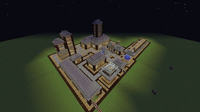 Modern Balmora Village Minecraft Map