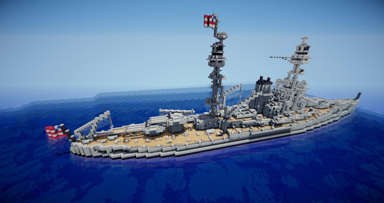 USS Arizona [BB-39] Minecraft Map