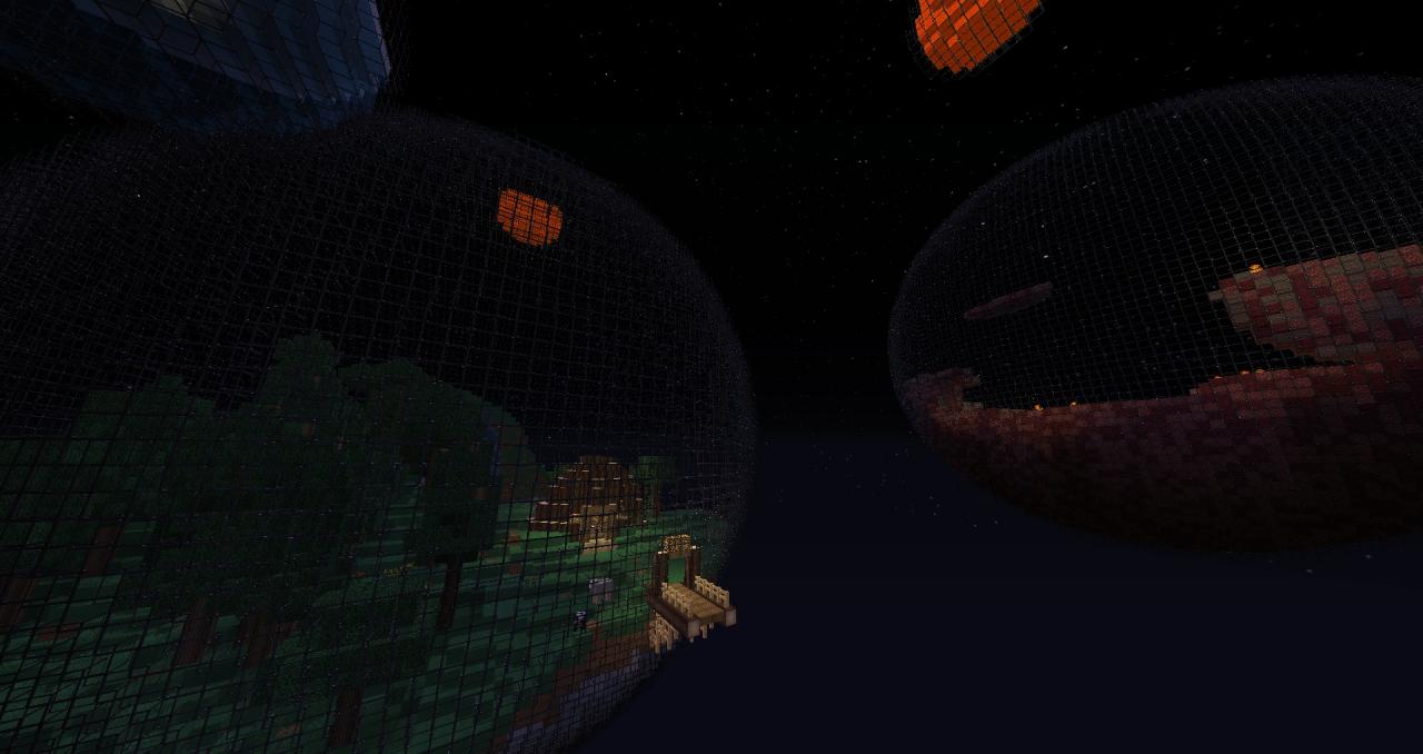 survival in sphere Minecraft Map