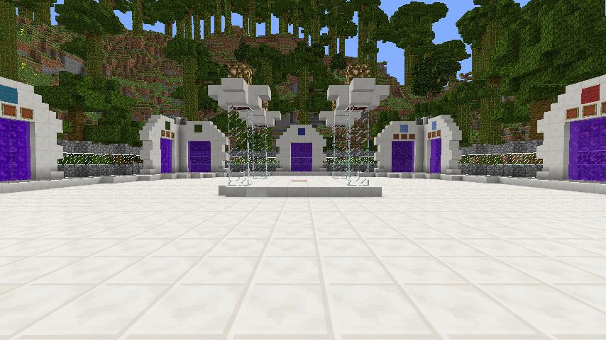 Futuristic Hub Map Minecraft Map