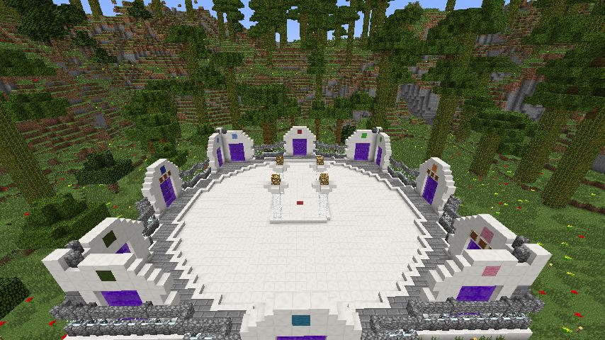 Futuristic Hub Map Minecraft Map