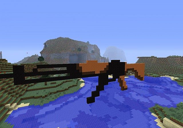 AK-47 Pixel Minecraft Map