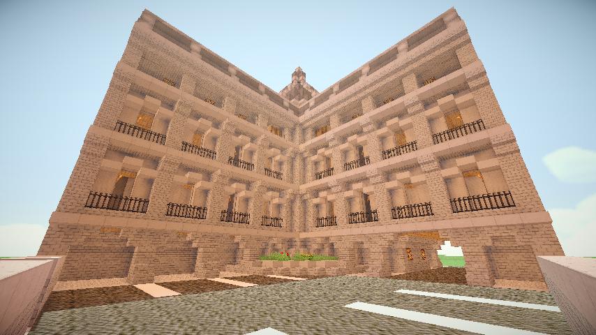 Parisian building Minecraft Map