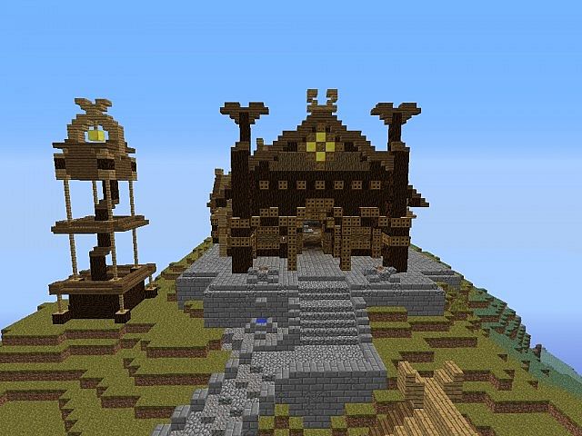 Edoras From Lord of the ring Minecraft Map