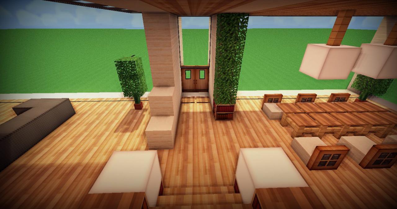 Summer Mansion House Concept Minecraft Map