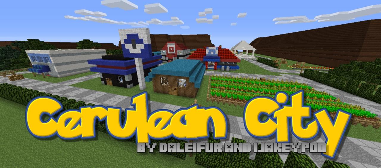 Cerulean City Minecraft Map