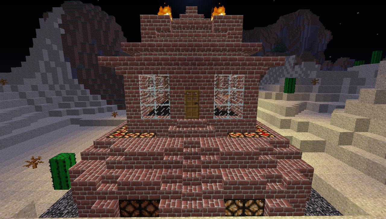 Brick-Fire house Minecraft Map