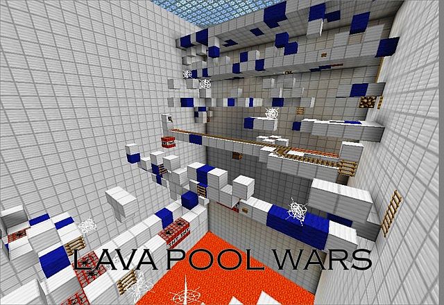LAVA POOL WARS Minecraft Map