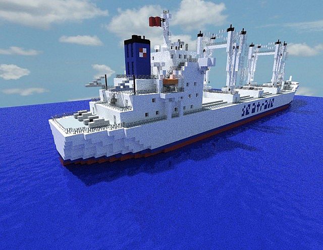 Ming Feng (1:1 scale reefer ship) Minecraft Map