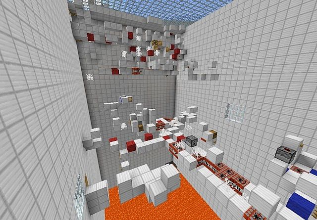 LAVA POOL WARS Minecraft Map