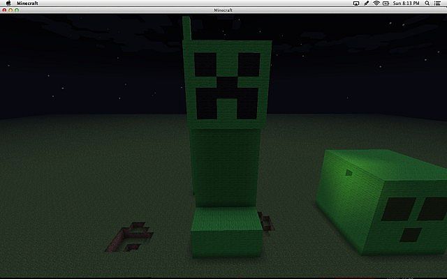 simple creeper Minecraft Map