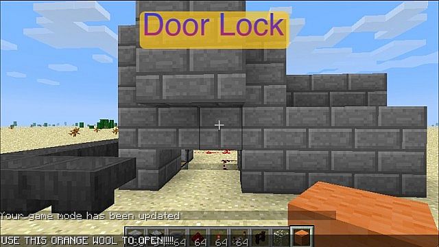 Door Lock Minecraft Map