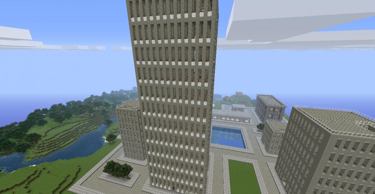 Stone Sky Scraper Minecraft Map
