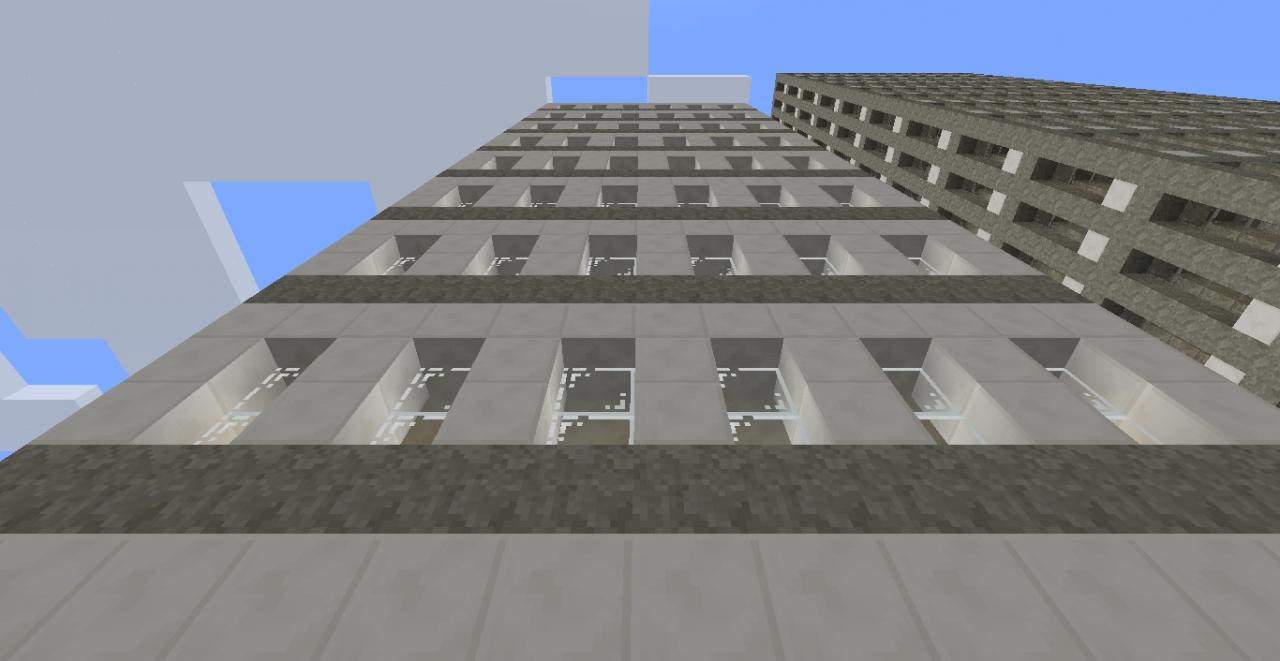 White Sky Scraper Minecraft Map