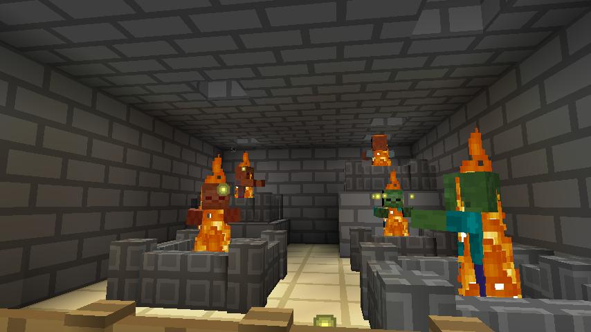 Simple Redstone Shooting Range Minecraft Map