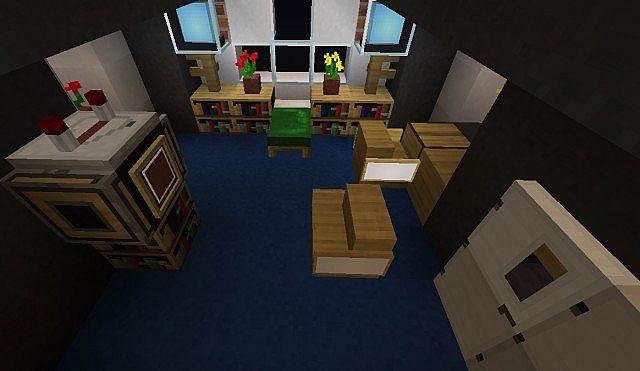 Modern Brick home ( Fully furnish ) Minecraft Map
