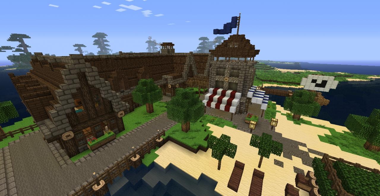 Medieval manor Minecraft Map