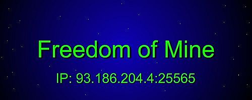 Freedom of Mine Minecraft Server