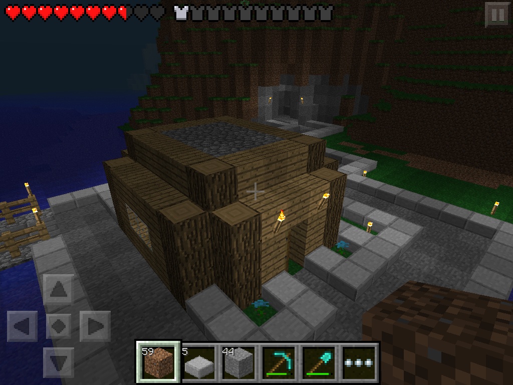 Minecraft pe cozy hut Minecraft Map