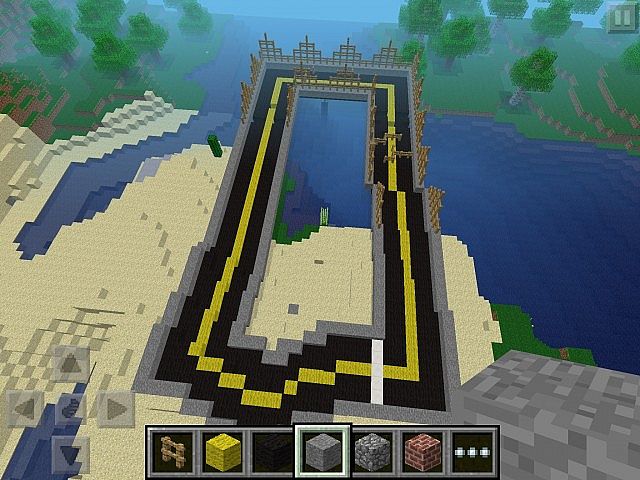 Mario Kart Track 1 Minecraft Map